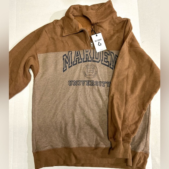 Re/Done | Tops | Redone Marden Up Cycled Quarter Zip Womens Sz Xss ...